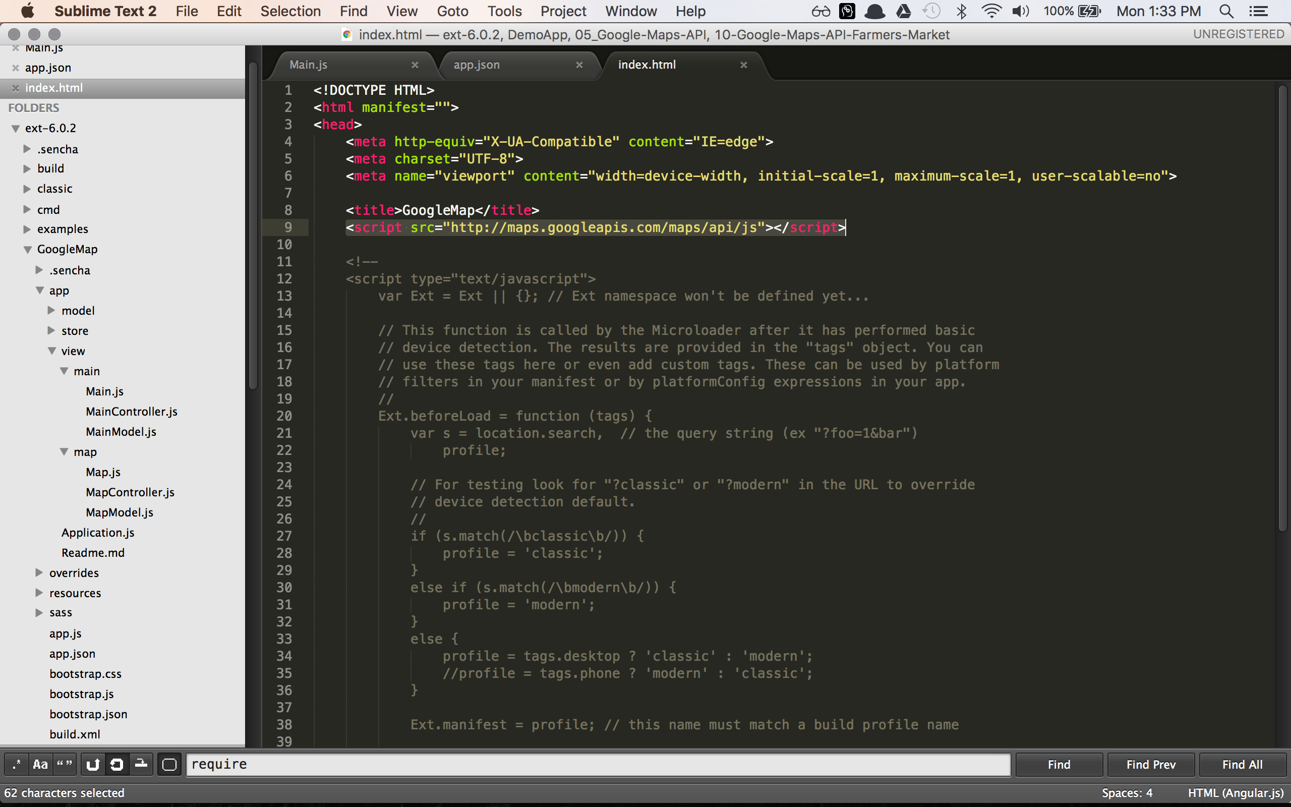Build a Google Map Panel (GMAP) using markers loaded from a Store in ExtJS v6.0.2