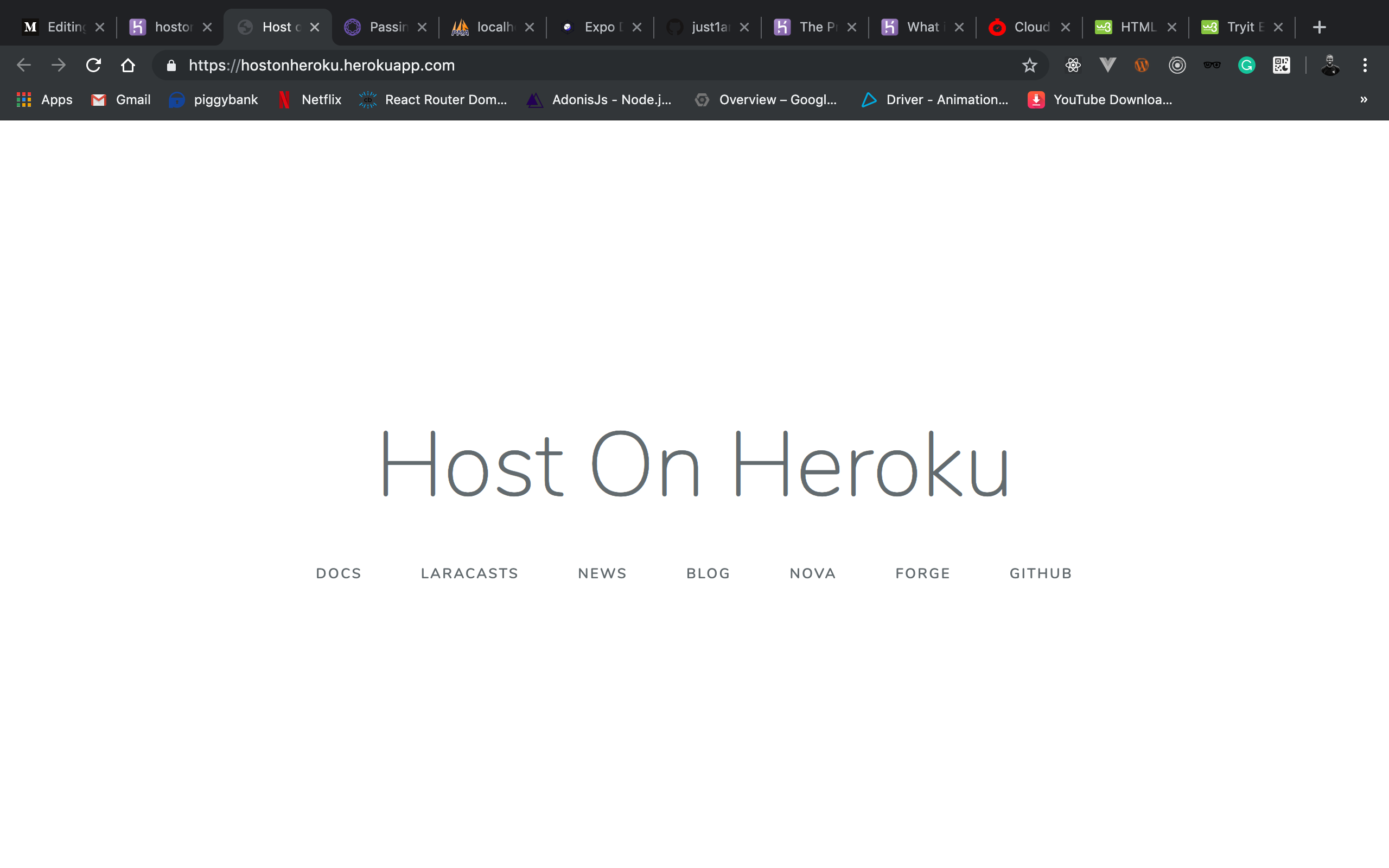 How To Host Your Laravel Application For Free on Heroku | by Oluwatobi Shokunbi(just1and0 ...