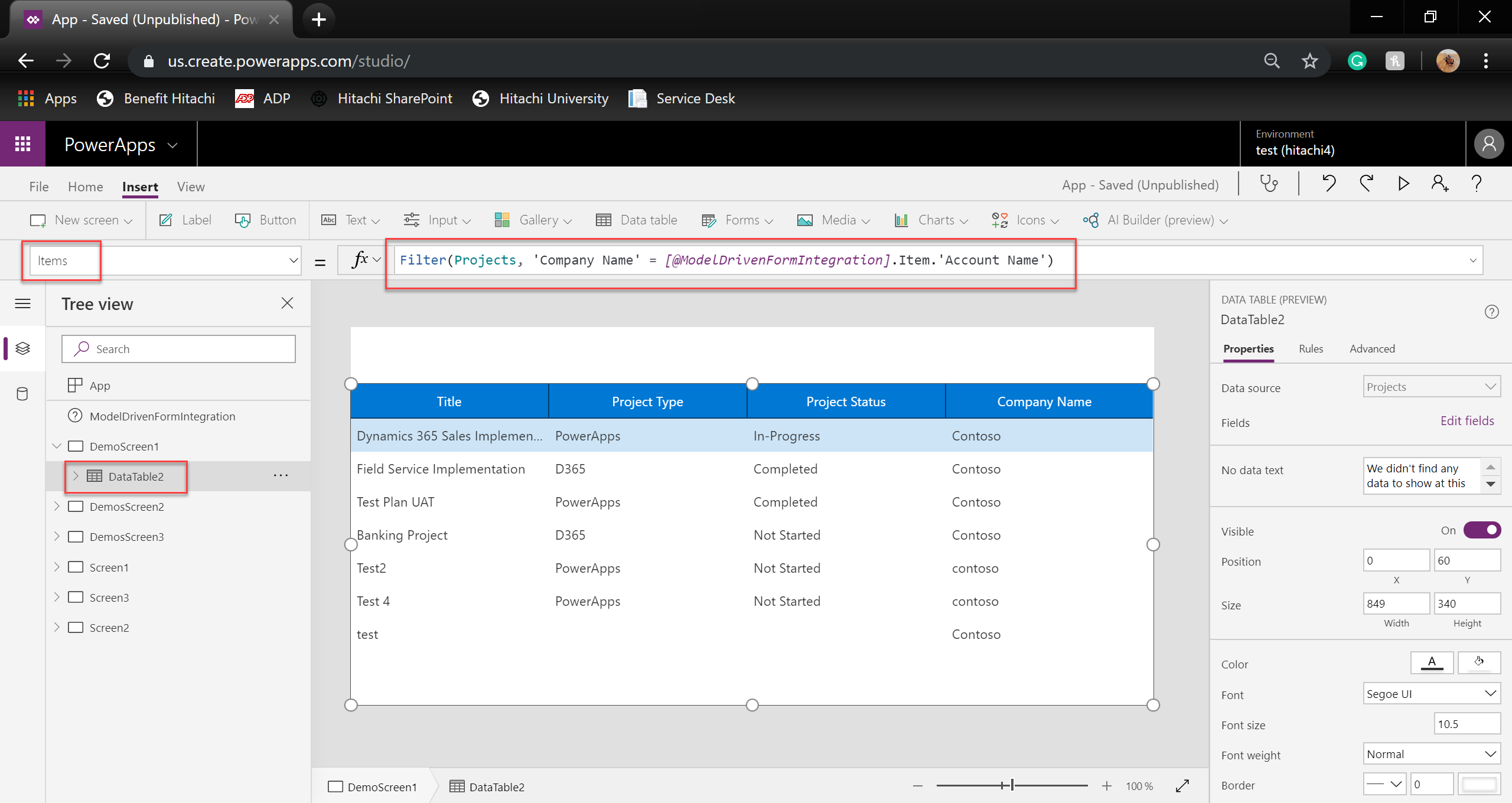 Display and Update SharePoint Data Through an Embedded Canvas App