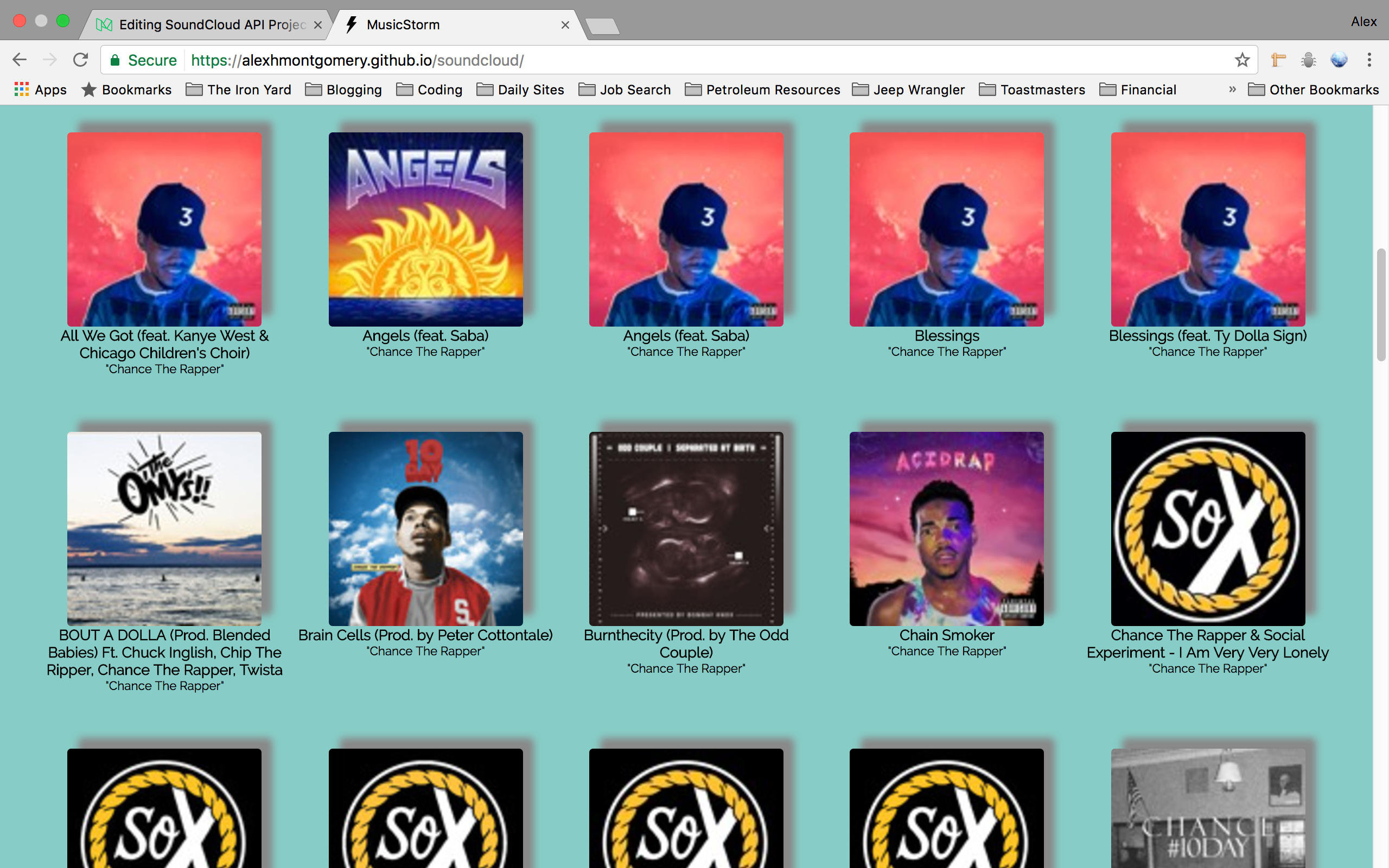 SoundCloud API Project — Closing out Front End | by Alex Montgomery ...