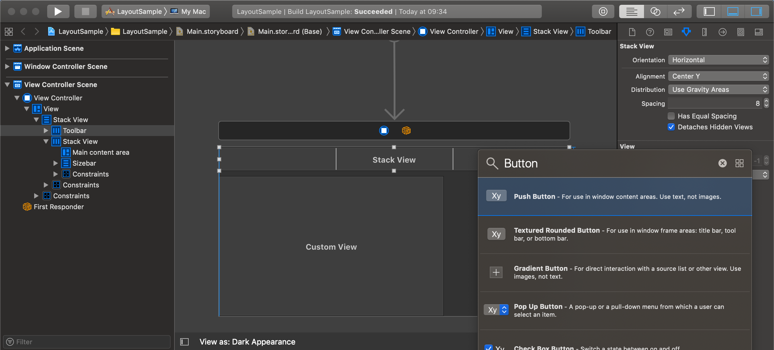 Stack layout with Interface Builder - Swift sections - Medium