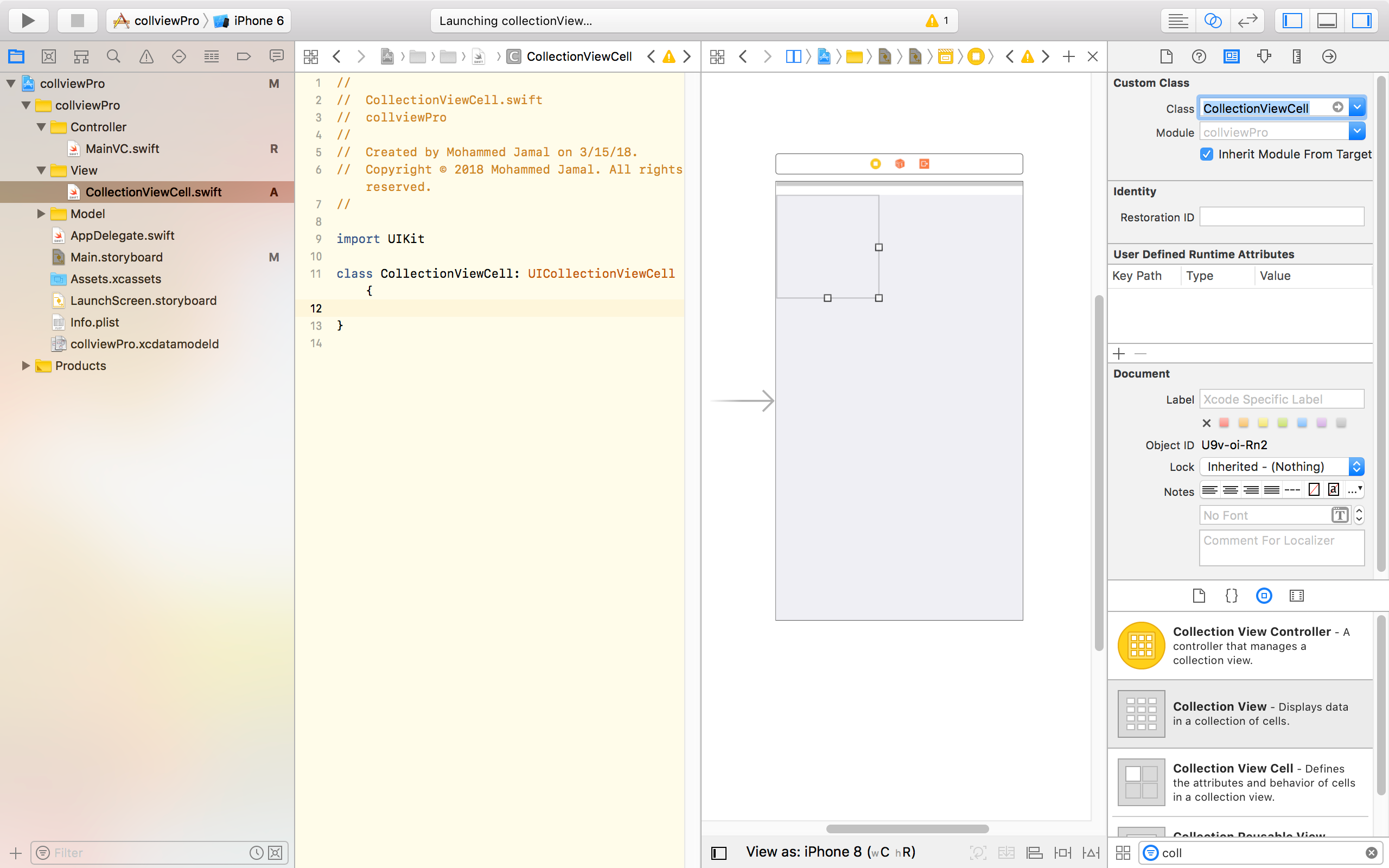 Collection View Swift 4-iOS11. Today we will discuss collection view ...
