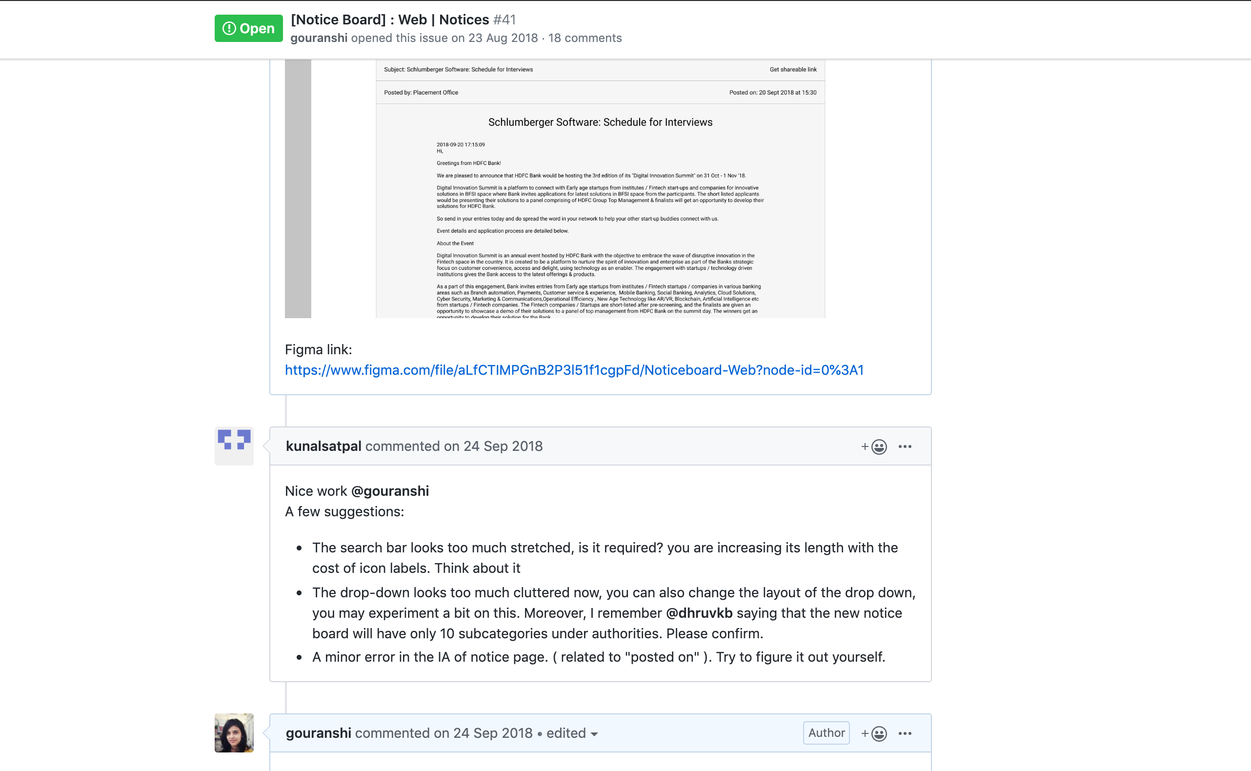Designing a college campus-based Noticeboard Web app | by Gouranshi ...