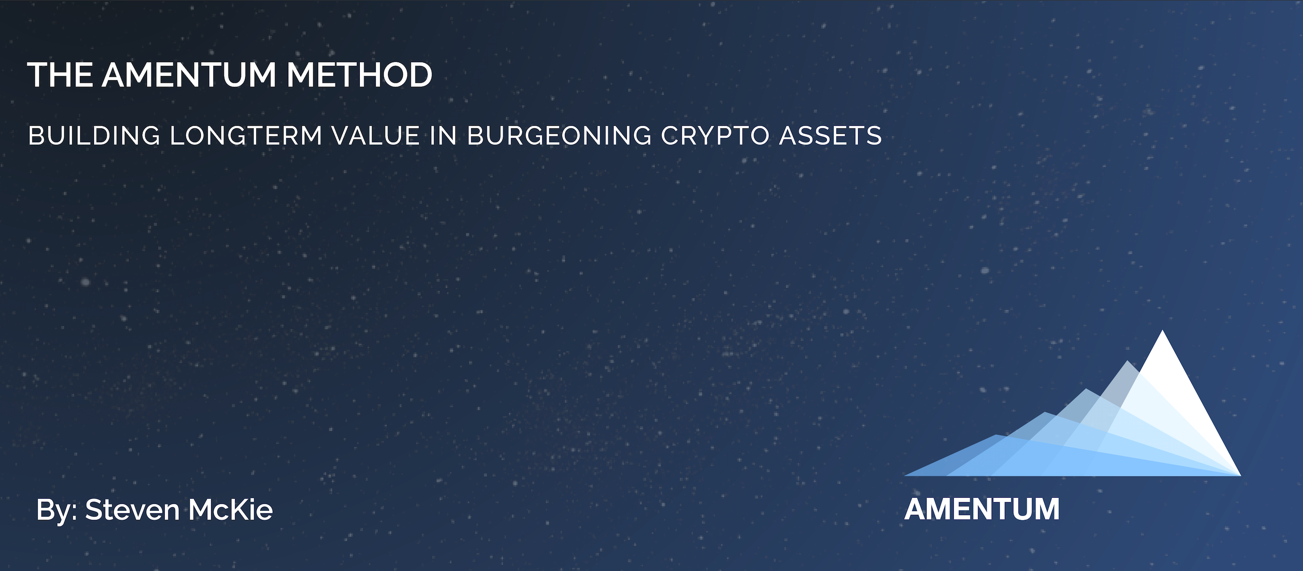 The Amentum Method. Building Longterm Value in Burgeoning… | by Steven ...