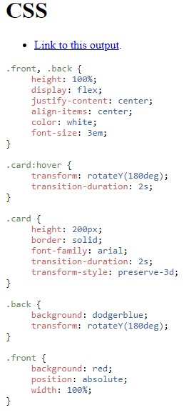 Flippable Css Card — How To Create A Css Card That Flips When You Hover By Umar Taufiq Itnext