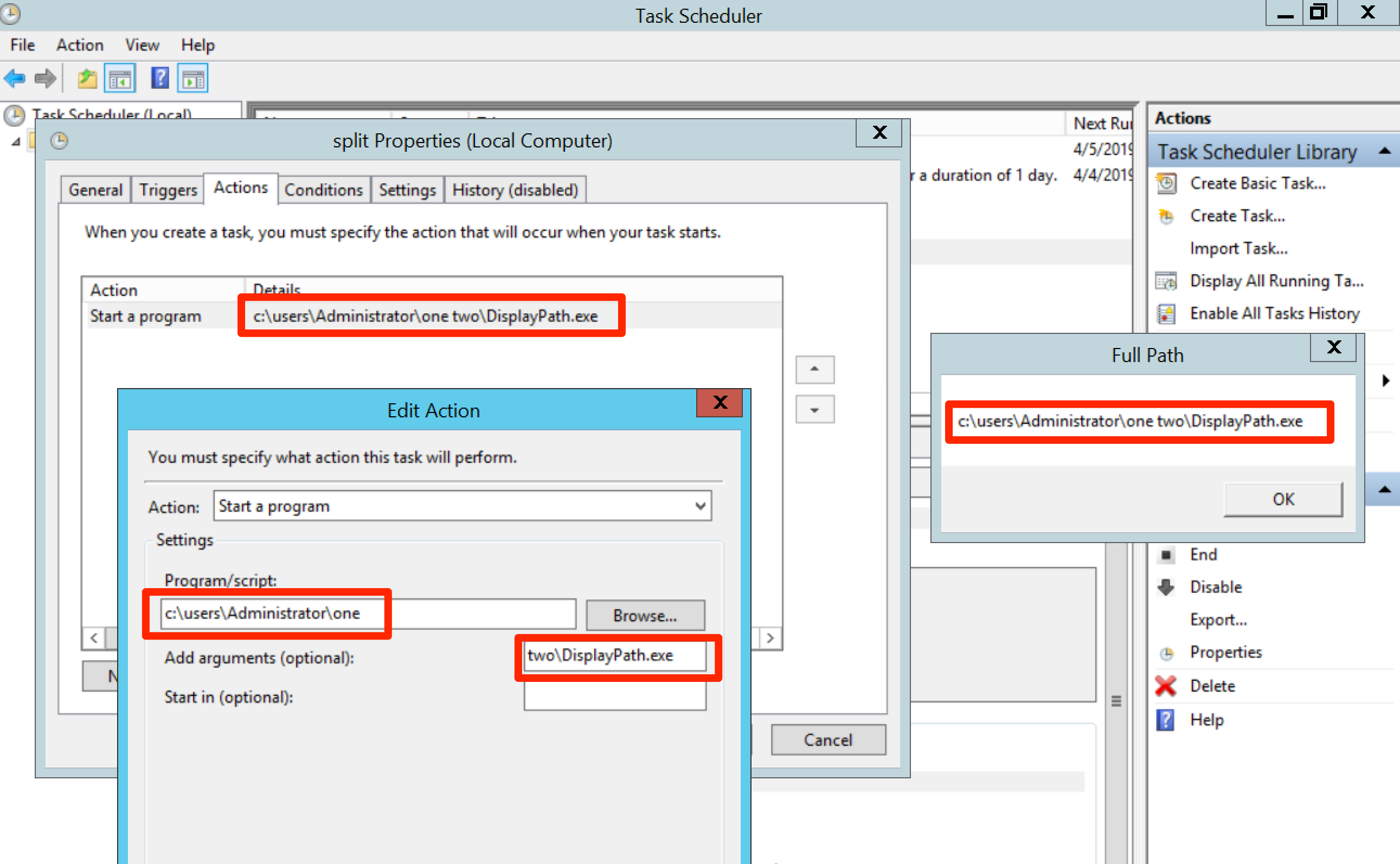 Scheduled Task command with space “hides” the file from Autoruns | by John Ferrell | Medium