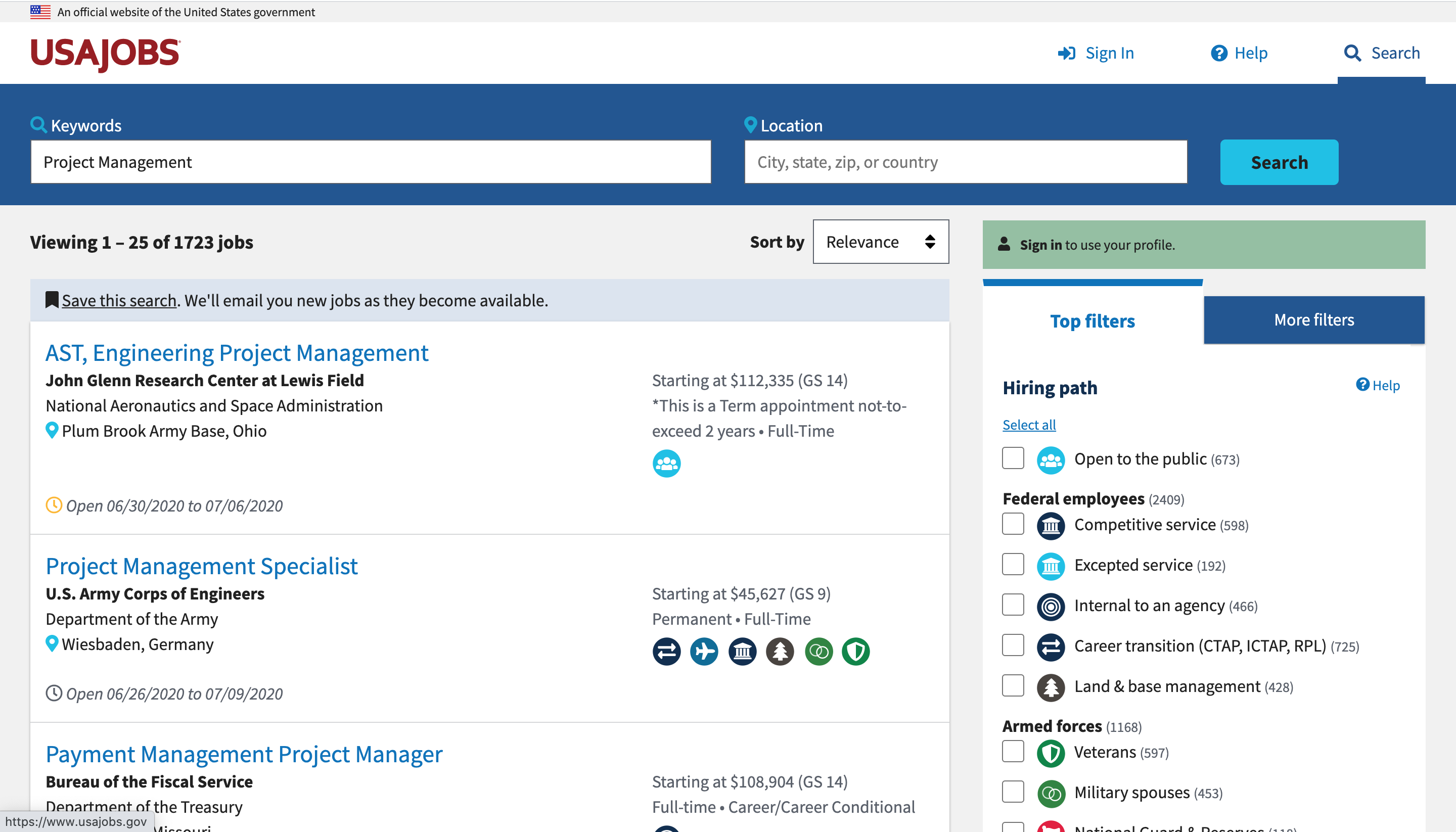 USAJOBS.GOV — LEARN HOW TO FIND THE PERFECT FEDERAL GOVERNMENT JOB ...