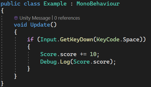 Day 113 of Game Dev: What are Static Types C#/Unity? | by Ethan Martin | Dev Genius