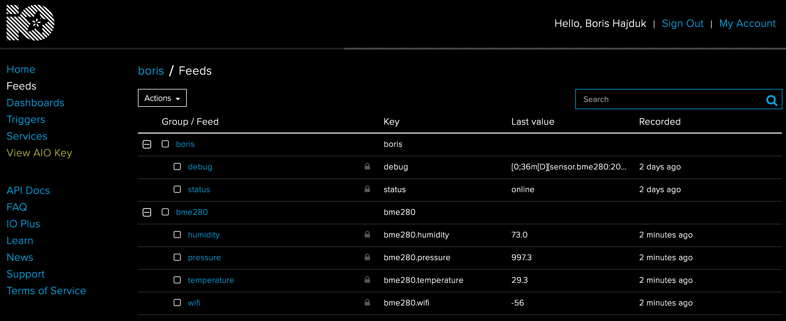 Using adafruit.io MQTT with esphomeyaml | by Boris Hajduk | Medium