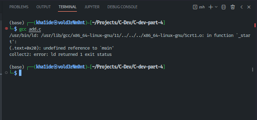 Undefined reference to `main’. C compile error | by Ukanah Dean | Medium Undefined reference to `main’. C compile error | by Ukanah Dean | Medium