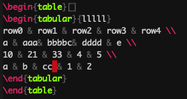 align latex multiple columns