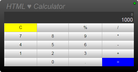 JavaScript HTML Calculator — Simulator | by You Have Unread Messages ...