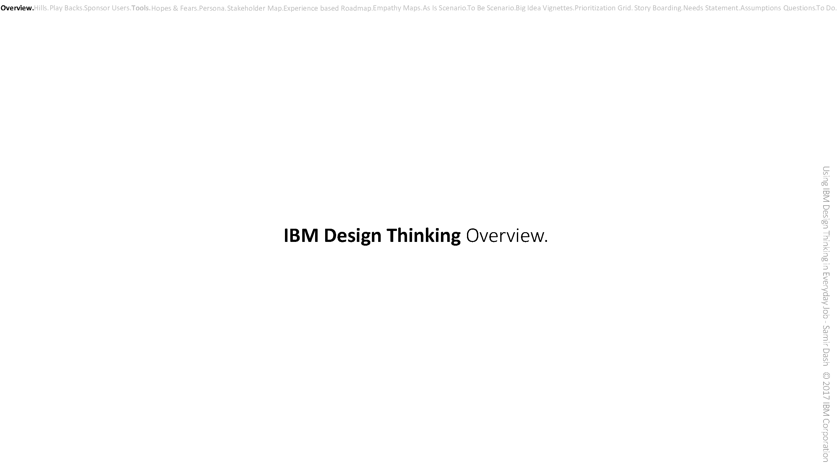 Quick Guide/notes on the IBM Design Thinking … | by Samir Dash | Eunoia ...