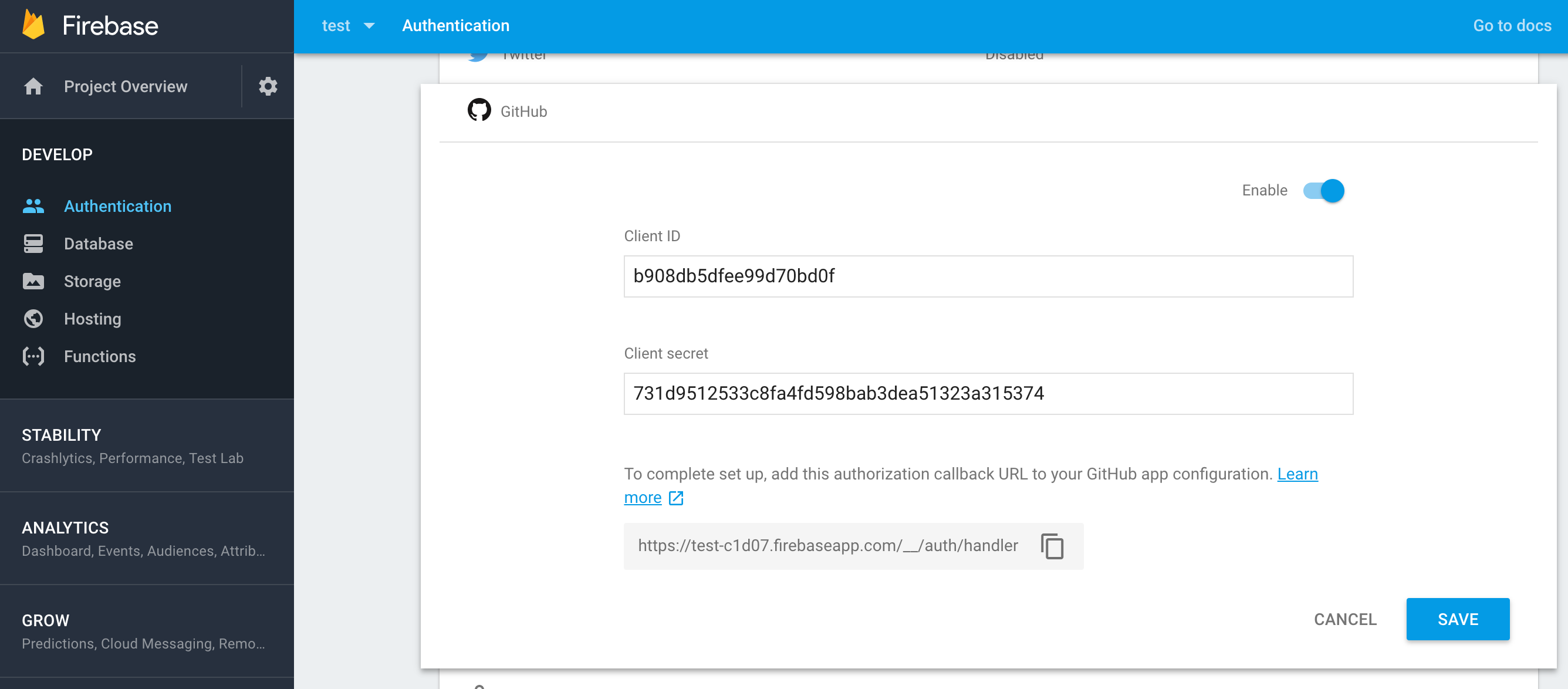 Enable Github sign-in OAuth with Firebase | by Amir Movahedi | Red Gold | Medium