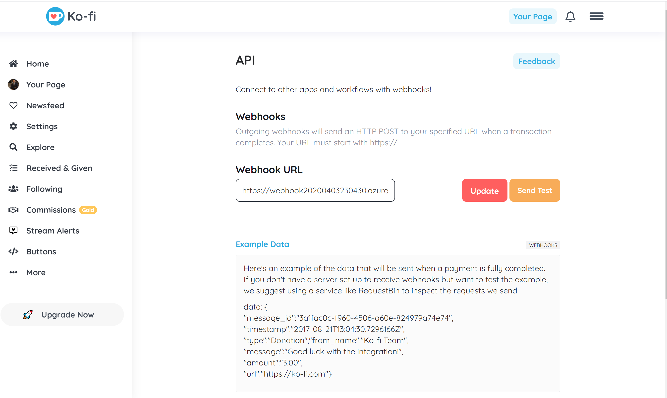 Send Push Notification from a webhook endpoint using Azure notification hub