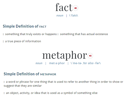 “People Take Facts as Metaphors; Computers Take Metaphors as Facts ...