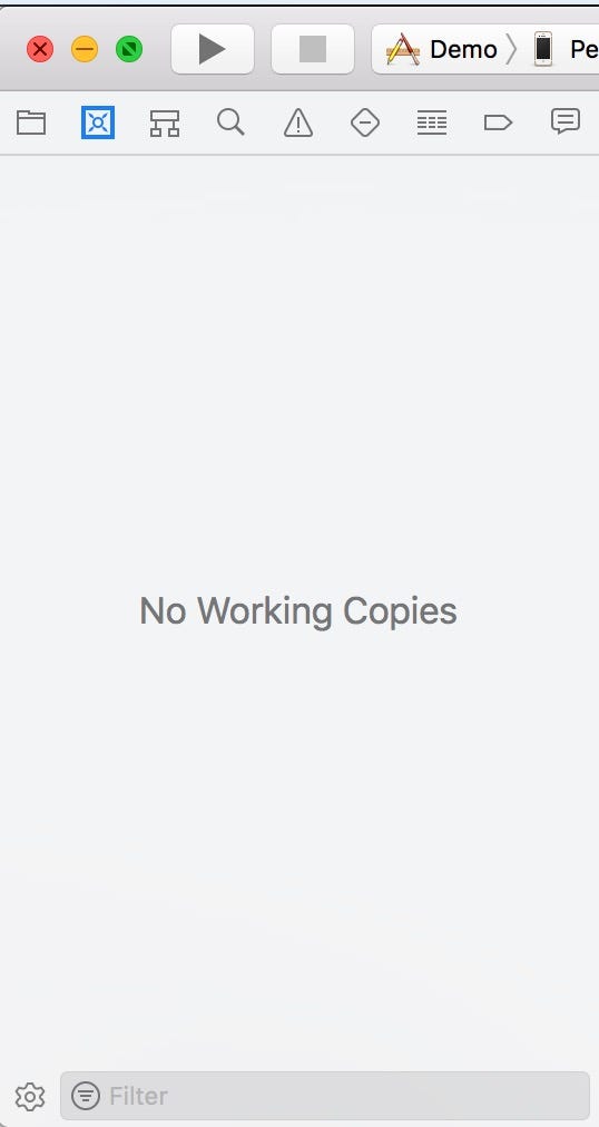 Xcode 的 no working copies 問題. 如果一開始在 Xcode 建立專案時忘了勾選 Create Git… | by 彼得潘的 iOS App Neverland ...