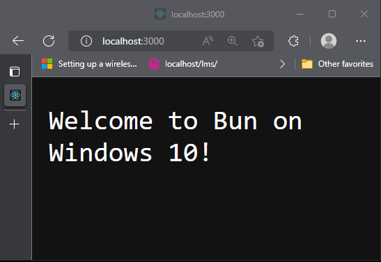 Getting Started with Bun.js on Windows 10 and Create a React App | by ... Getting Started with Bun.js on Windows 10 and Create a React App | by ...