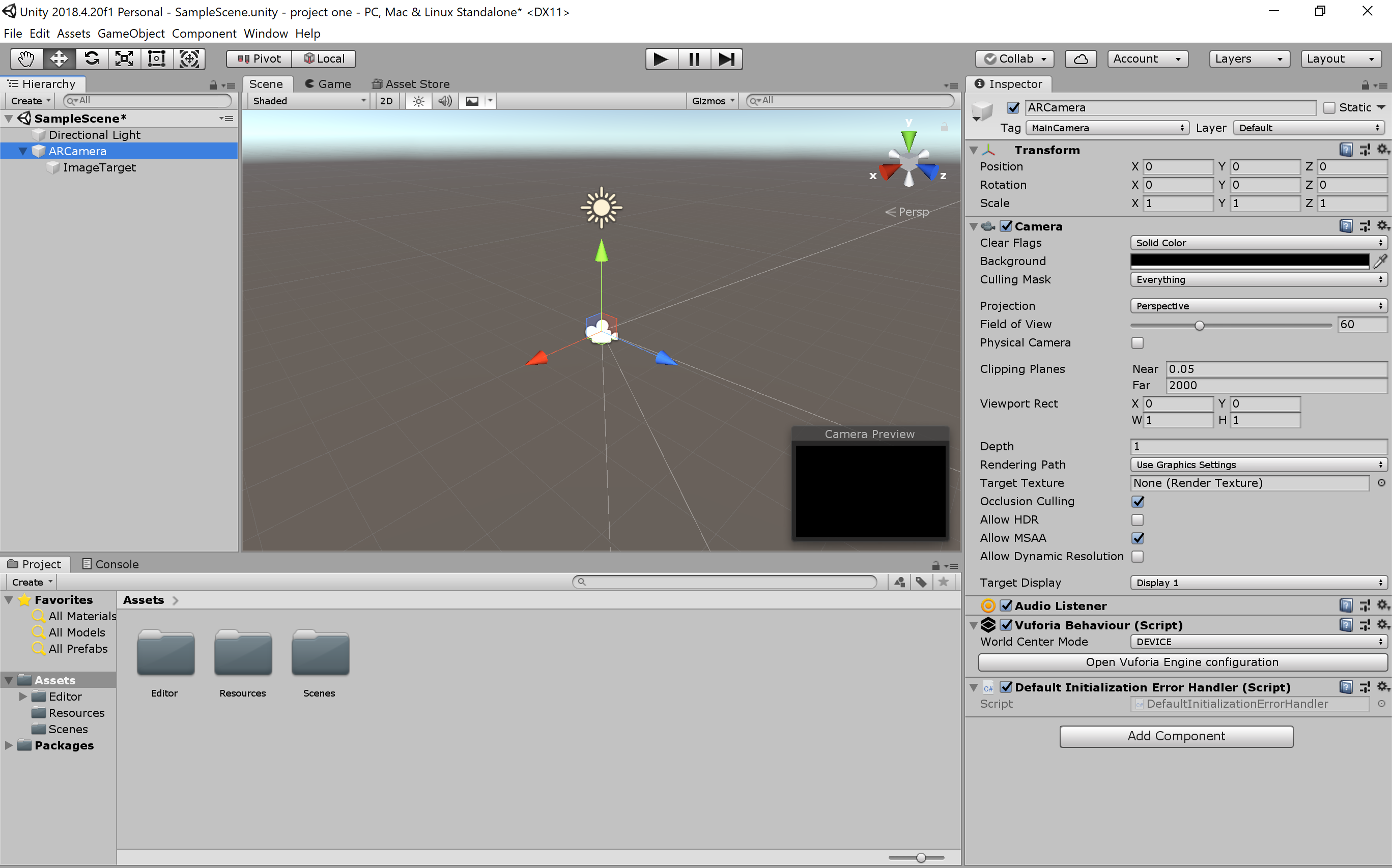 Using Unity And Vuforia To Make A Basic Ar Application By Alyssa Ida Medium