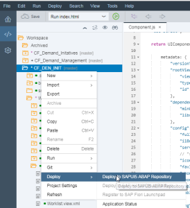 [sapui5] [depoy] Import/Deploy SAPUI5 application to ABAP repository from LOCAL SAP Web IDE | by ...