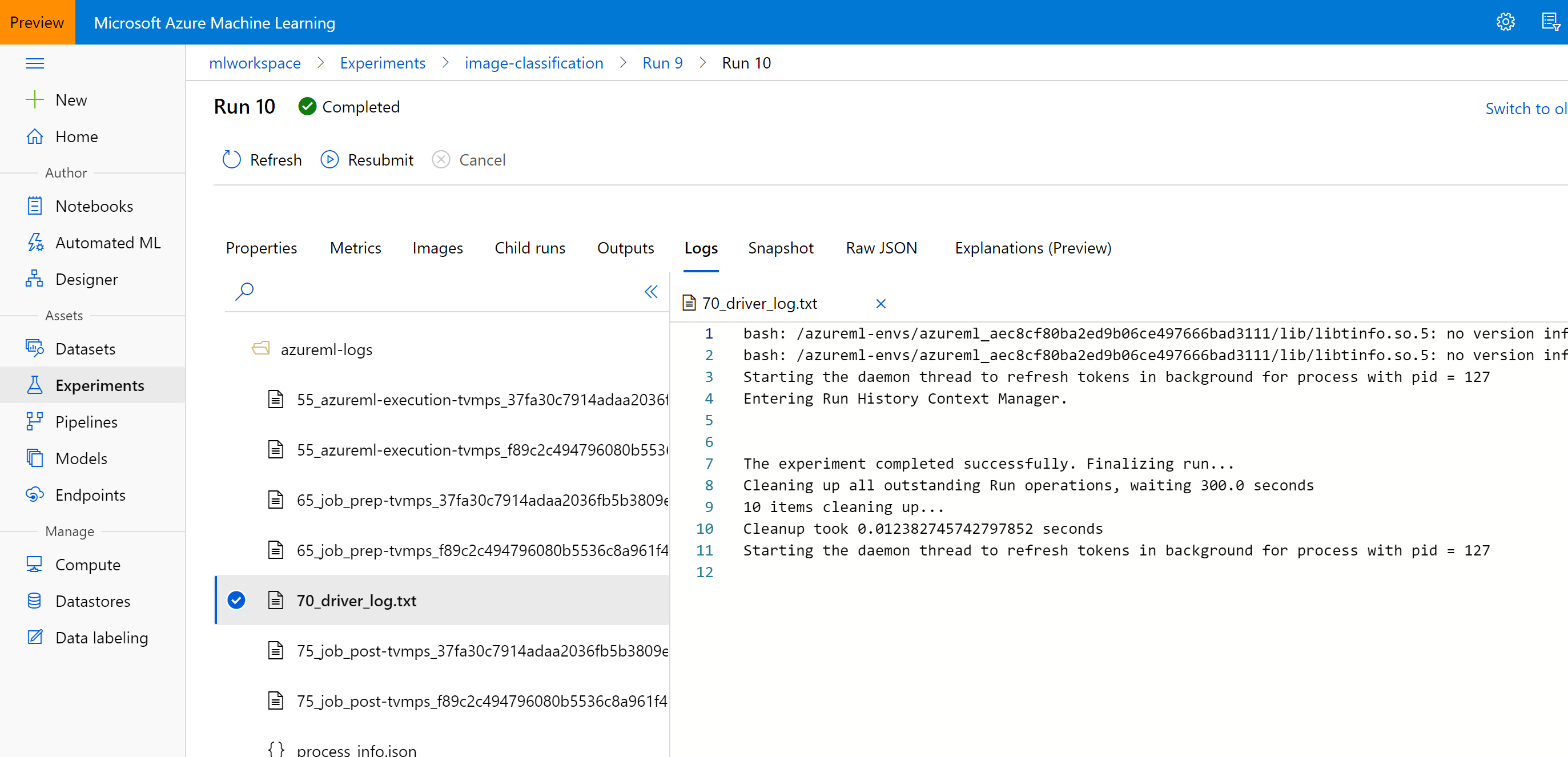 Parallel Inferencing using a Fast.ai model and Azure ML (ParallelRunStep)