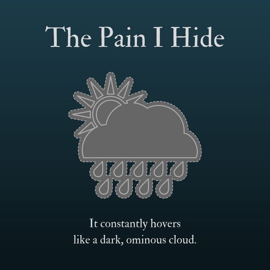 The Pain I Hide. Invisible illnesses are difficult… | by hillaryrobyn ...