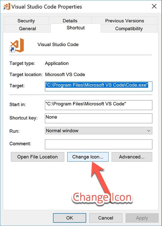 Customize Your VS Code Icon. (Or any application icon, for that… | by ...