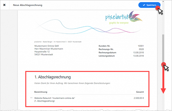 Rechnungs-Muster: So sieht eine korrekte Abschlagsrechnung aus | by ...