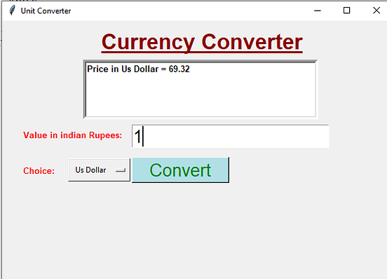 Creating Currency Converter with the help of Tkinter(Python GUI) | by ...