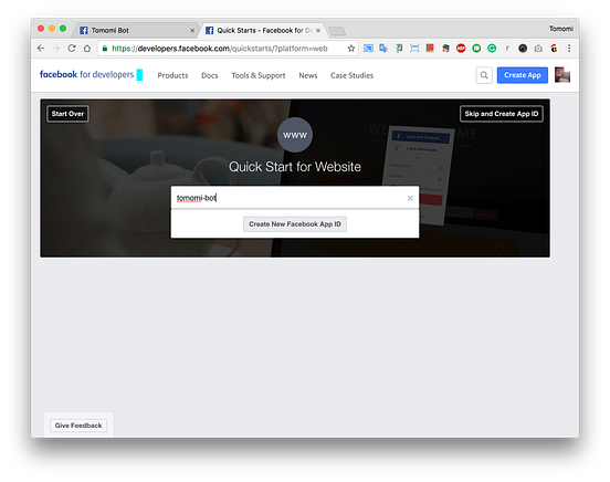 Creating a Simple Facebook Messenger AI Bot with API.ai in Node.js | by Tomomi Imura | Dev Tutorials