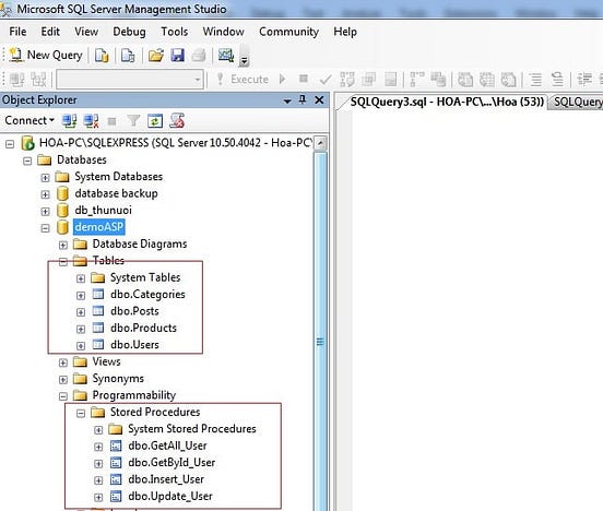 ASP.NET MVC 5 Stored Procedure. Continue, the Article shared… | by Hòa Nguyễn Thanh | Medium