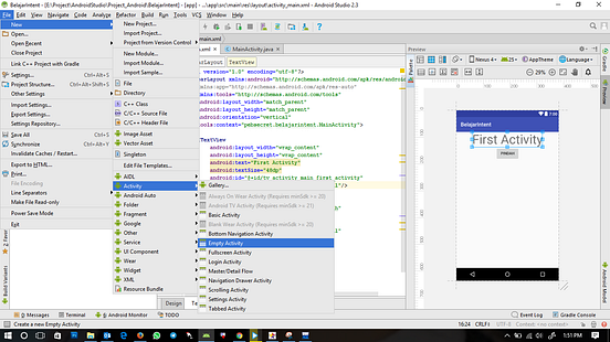 Android dasar “Cara berpindah Layout (Activity) pada Android Studio ...