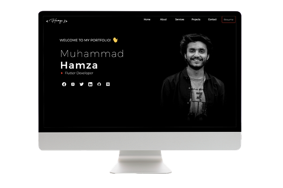 DevFolio — Responsive Portfolio using Flutter 2.0 | by Muhammad Hamza ...