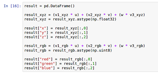 3D point cloud generation from 3D triangular mesh | by David de la ...