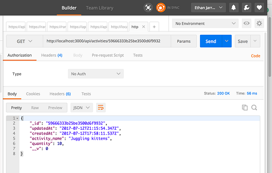 Building a REST API using Mongo DB | by Ethan Jarrell | codeburst
