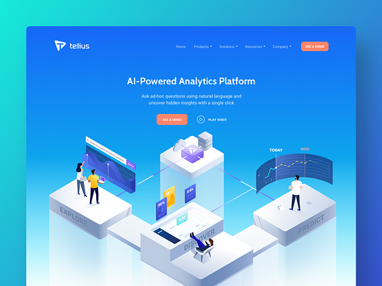 Landing Page Inspiration — March 2018 | by Collect UI | Collect UI ...