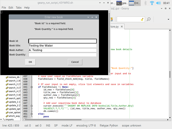 Book Management System with Python & SQLite3 | by JC | Analytics Vidhya ...