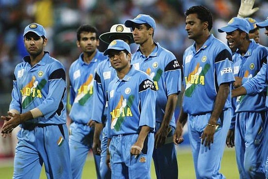 Every Indian Cricket Team Uniform 1992–2019 | by Abhinav Sharma | Medium