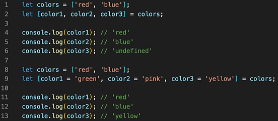 JavaScript: Array Destructuring (ES6) | by Bahay Gulle Bilgi | The Startup | Jun, 2020 | Medium