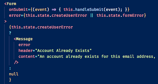 Validating Forms in Semantic UI React | by Kevin Randles | Medium