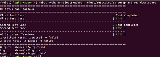 Robot Framework 03: Setup and TearDown Methods | by Lokesh sharma | Medium