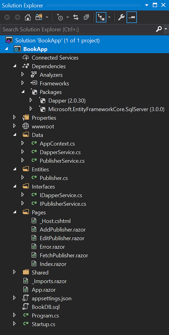 Blazor Server: Single Table CRUD Using Dapper | M. Ramadhan | Informatics