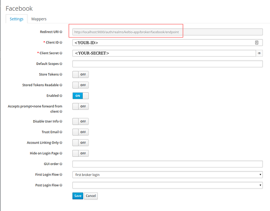 Facebook as Identity Provider in Keycloak | by Didelotkev | Medium