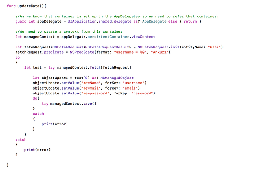 Core Data (CRUD) with Swift 4.2 for Beginners | by Ankur Vekariya | Medium