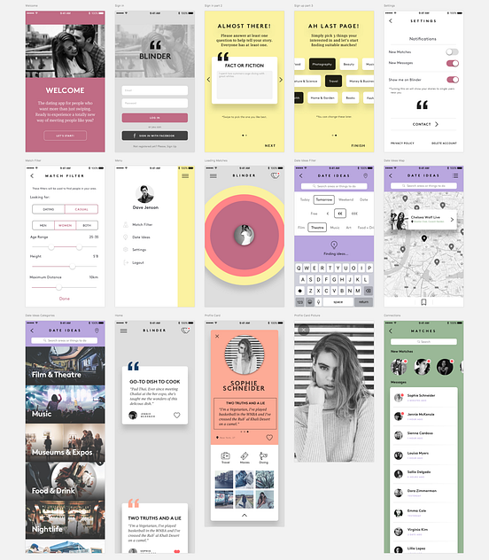 A Dating App: a UX/ UI Case Study | by Chris Peterson | Medium