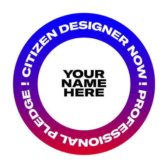 The 2017 Citizen Designer Pledge. AIGA/NY is urging designers and ...