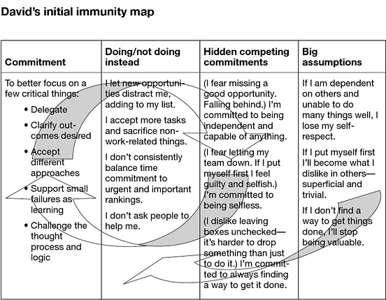 Part II: Primer on Personal Development — The Immunity to Change Map ...