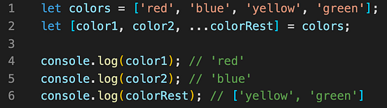 JavaScript: Array Destructuring (ES6) | by Bahay Gulle Bilgi | The Startup | Jun, 2020 | Medium
