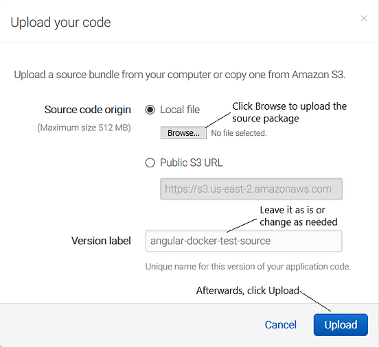 Deploying an Angular app in a Single Docker image to AWS Elastic Beanstalk using wizard | by ...