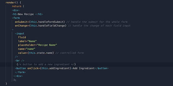 Create A Dynamic Form In React And Updating An Array Of Objects In